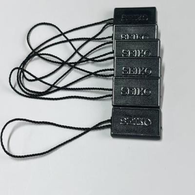 China Weatherproof 3 Inch Black Hang Tag String Swing Tag Thread 100Pcs for sale