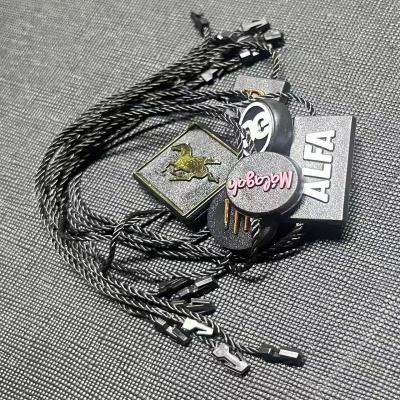 China Flexible Garment Swing Tags Plain Design Customizable Options for Apparel Identification and Clothing Label Solutions for sale