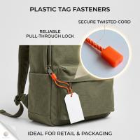 Quality Fabrics Orange Plastic Tag Fastener Retail Store Clothing Accessory for sale