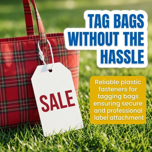Quality Flexible Nylon Tag Fasteners Heat Resistant For Retail Store for sale