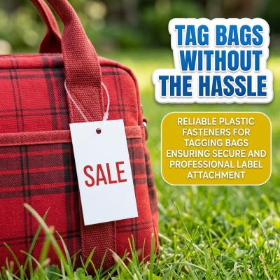 China Waterproof Braided Nylon Clothing Tag Fasteners Snap Lock Pin Loop for sale