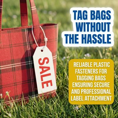 China Garment Label Hang Nylon Tag Fasteners String Weather Resistance for sale