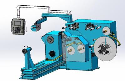 China 50-1500mm Aluminum Foil Width Dry Type Transformer Winding Machine For 0.3-1.6mm Foil Thickness for sale