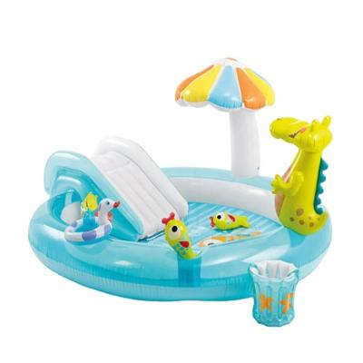 China Durable and Tear Resistant Baby Kids Swimming Pool Residential PVC Inflatable Water Pool Slides for Inground Swimming Pools Summer for sale