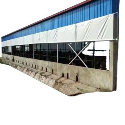 China Pig Sheep Cattle PVC Tarpaulin Poultry House Curtain Livestock Farm Rolling Window Curtain Factory Sale Directly for sale