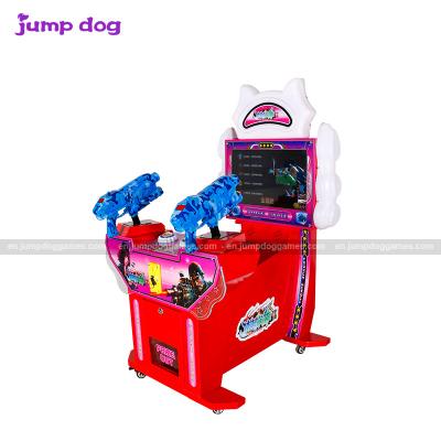 China China Amusement Park Games Kids Frozen Heroes Gun Shooting Game Machine For Sale for sale