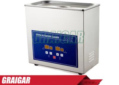 China Medical Dental Digital Heated Ultrasonic Cleaner 6.5L PS-30A 40KHz with Free Basket for sale