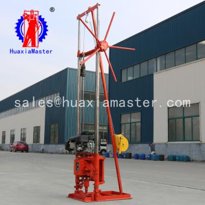 China QZ-2CS type windlass sampling drill is more convenient to lift drill geological survey drilling rig displacement 224cc for sale