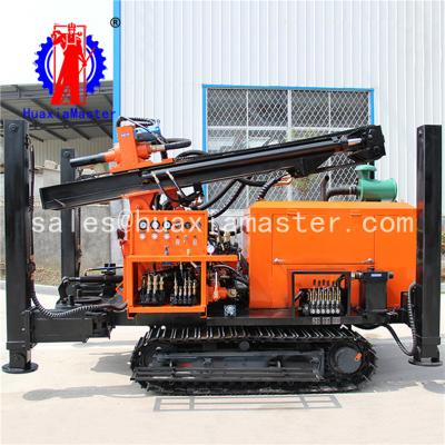 China pneumatic well drilling rig large crawler drilling equipment percussion rotary drilling machine simple operation for sale