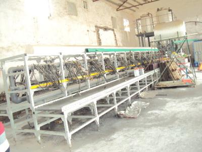 China Acid Recirculation Battery Formation line for forklift battery for sale
