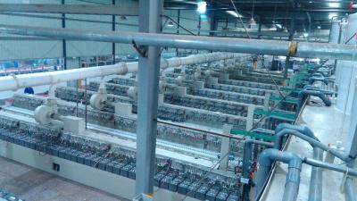 China Green technology chemical formation line for tubular battery for sale