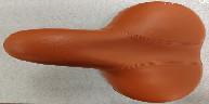 China Stylish OEM Brown Leather Mountain Bike Seat Exquisite Design for sale