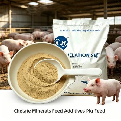China ISO Trace Elements Chelated Mineral Feed Additive Zinc Amino Acid Proteinate Chelate Feed Grade for sale
