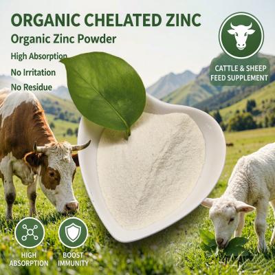 China Zinc Methionine Chelate Feed Amino Acid Organic Zinc 15% For Cattle Chicken Pig for sale