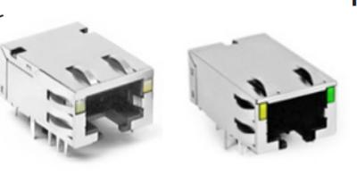 Chine 1X1 l'étiquette-Vers le bas 10GBase-T RJ45 a conçu pour soutenir 10GBASSE-T les émetteurs-récepteurs J4T-1108HL à vendre