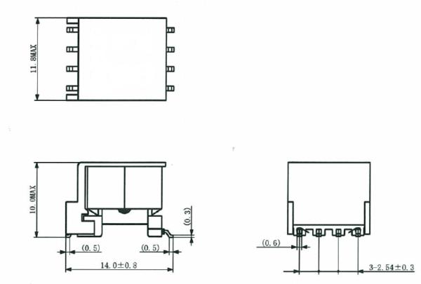 Trasformatore dell'isolamento rinforzato H93TX1 per la linea elettrica di IT900 PIM908 comunicazioni