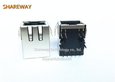 Chine 2250013-6 connecteur RJ45 avec le transformateur intégré pour le HUB, carte PC, commutateur, itinéraire, PC Mainboard, CSAD, PDH, téléphone d'IP à vendre