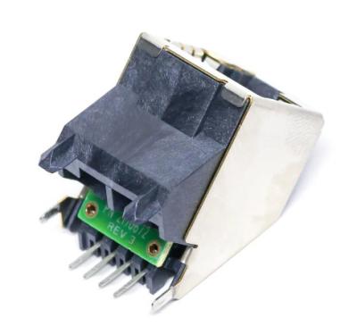 Cina 1x1 8P Angle Entry Rj45 Modular Jack THE Shield 2170668-1 in vendita