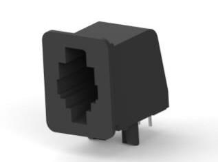 Chine 4 Pcb Side Entry 1x1 Rj22 Modular Jack 4p4c 5520241-2 à vendre