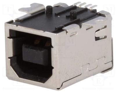 Chine 1x1 8P angle d'entrée Rj45 prise modulaire B Blk 4pos R/A SMT 30u" le bouclier 1734346 à vendre