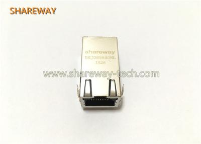 China LAN-Transformer RJ45LAN 10/100/1000 BaseT RJ45 Connector 7499121211 with -40 up to 85 °C Operating Temperature Range for sale