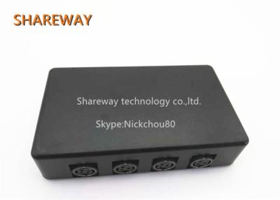 China 108 * 66 * 26mm PoE RJ45 Connector 214840REVA Black Color With RoHS for sale