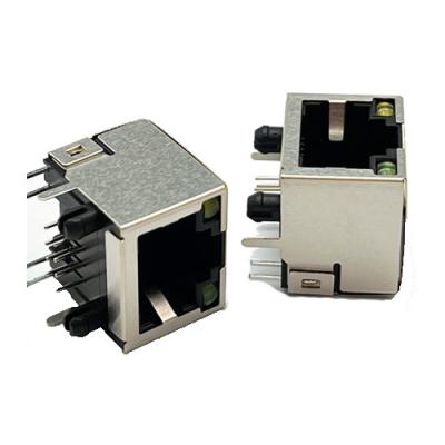 Chine 8P8C LED haute température RJ45 LAN Jack à travers le trou 74981102100 à vendre