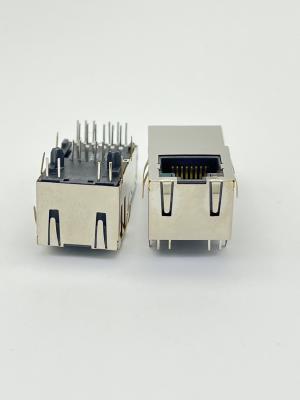 中国 高速データ転送を備えた産業用イーサネットアプリケーションおよびIoTデバイス用のRJ45コネクタ100KHzの高周波LED付き JIV-U7000NL 販売のため