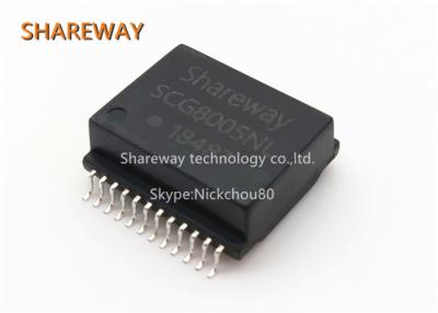 중국 형태 이더네트 고립 단위 Magntics 낮은 일반적인 10G1SB01 10G 기초 - T 4 핵심 판매용