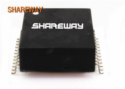 中国 1000MギガビットPoE LANイーサネット磁気変圧器X5585999T4-Fの単一フェーズ 販売のため