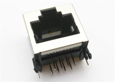China Shareway 10/100M Vertical RJ45 Ethernet Connector Single ARJC07-111071A for sale