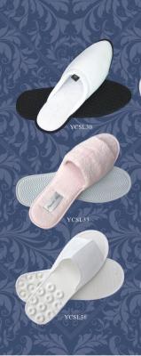 China cotton velour disposable hotel slippers 25-3 for sale
