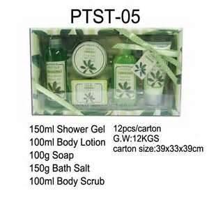 China OEM / ODM Bubble Bath Gifts Set ,Shower Gel, Body Lotion, Body Scrub, Mesh Sponge and Towel for sale