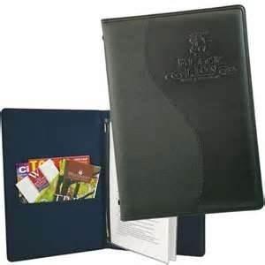 China Custom Logo printted protective PU book cover of Hotel Information Folder for  Gifts & Premiums for sale