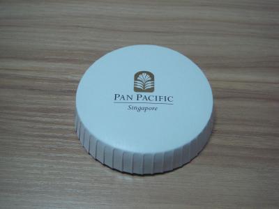 China Full color custom Logo printed drinking cup cover for Hotel, motel and restaurant for sale
