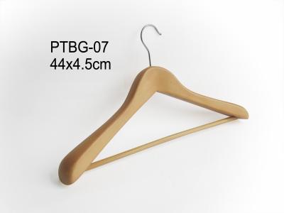 China OEM solid Wooden Hotel Coat and Skirts Hanger for Hotels,Home for sale
