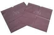 China Square non - woven Washable customized Logo printed disposable hotel laundry bag for sale