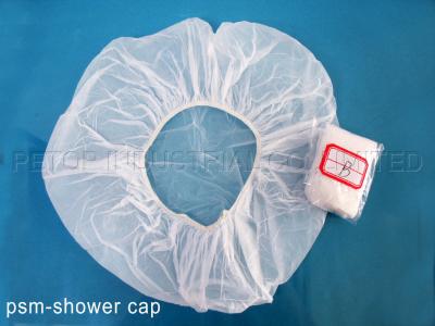 China Cornstarch Eco Friendly Hotel Amenities , Disposable Shower Cap for 5 Stars Hotels for sale