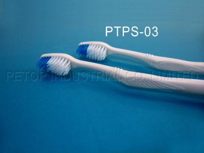 China Inflight Amenity Kit Toothbrush , Biodegradable  Cornstarch PSM Hotel Dental Kit for sale