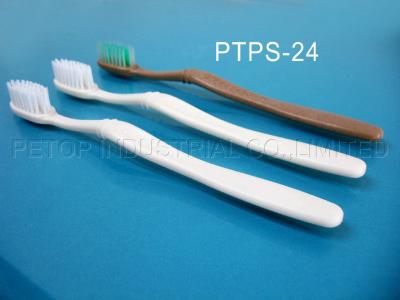 China Eco friendly hotel amenities,toothbrush,disposable toothbrush,biodegradable and straw toothbrush, PTPS-24 for sale