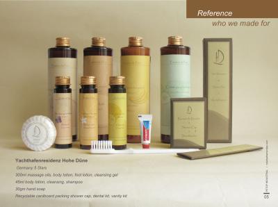 China Eco Friendly Luxury Hotel Bathroom Amenities Recyclable Bottle Full Set for sale