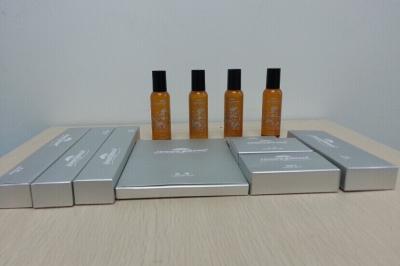 China Silver Boxed Luxury Hotel Bathroom Amenities Disposable Bath Set for sale