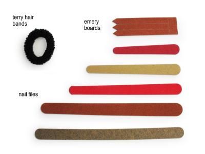 China Hotel amenities ,hotel vanity kits, hair band, nail files, promotional emery boards for sale