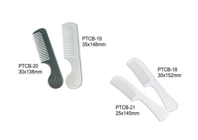 China Amenity kit, plastic combs, straight or round handle, optional size and color for hotels for sale
