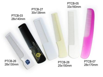 China Amenity kit, colorful plastic combs, hot stamping logo, straight body for hotels for sale