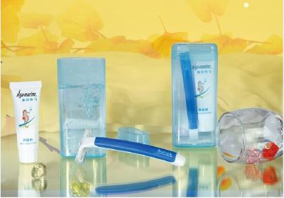China Travelling Airline Amenity Kit Plastic Cup For Hotels , Shaving Kits for sale
