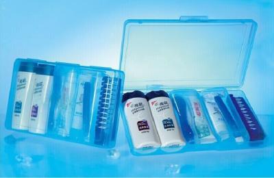 China Plastic Portable Travel Amenity Kit Bath Gift Set For Shampoo / Shower Gel for sale