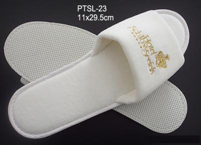 China Cotton Velour Disposable Hotel Personalized Slippers For Men OEM for sale