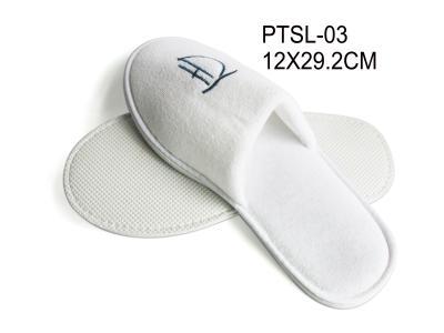 China 5mm EVA Pineapple Sole Disposable Hotel Slippers / 100 Cotton Slippers for sale