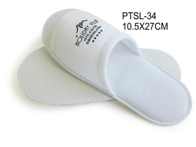 China Washable Mens Open Toe Slippers For Hotels , Disposable Spa Slippers for sale